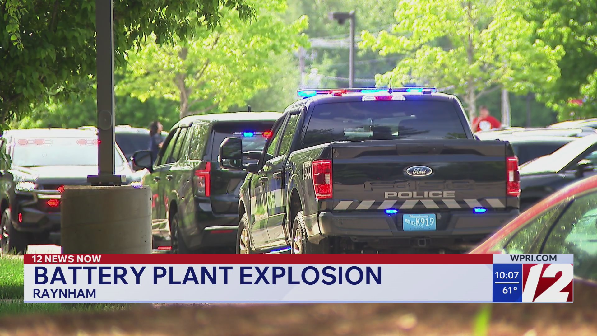 No injuries after explosion at Raynham battery plant