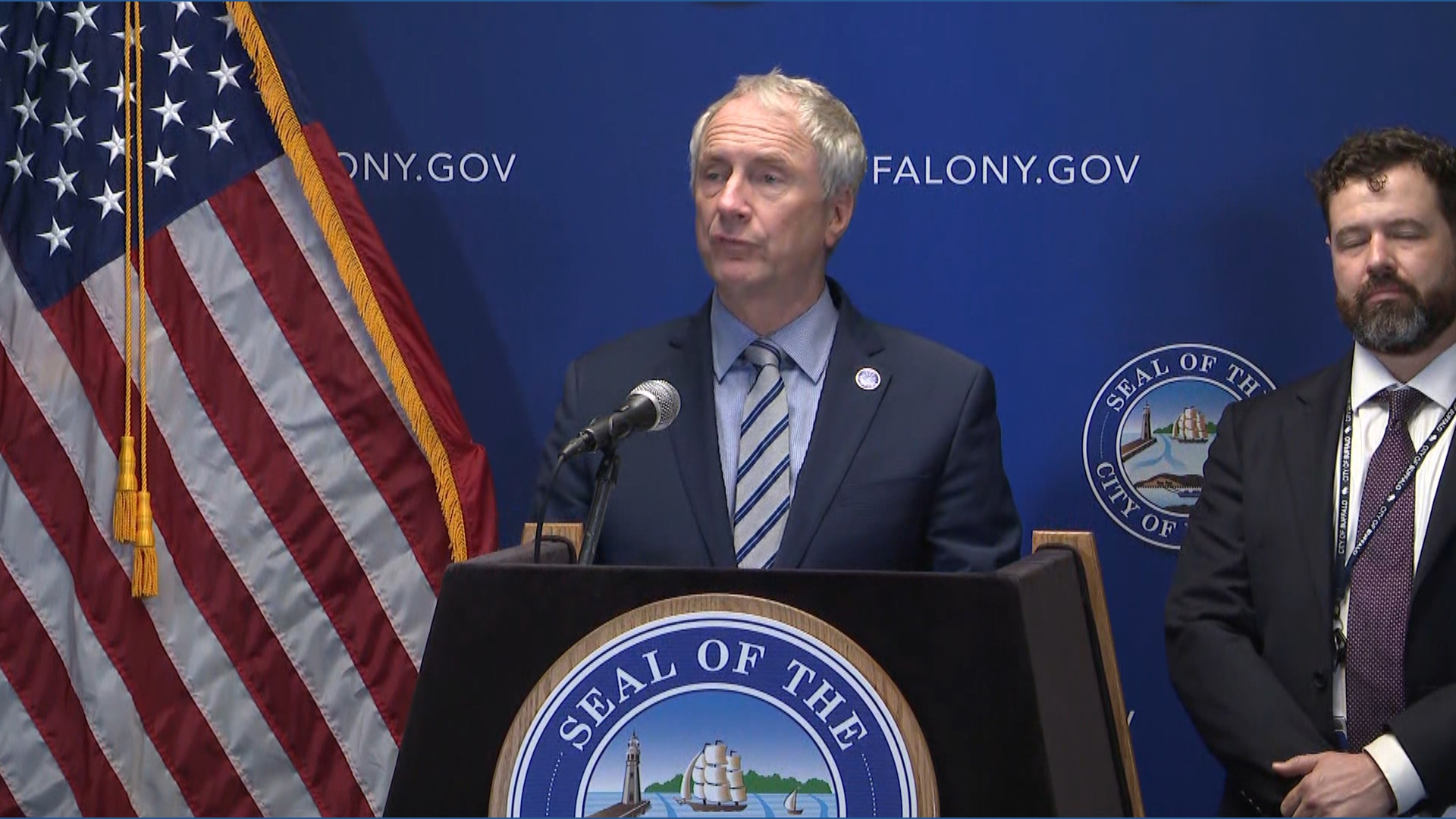 Mayor Sean Ryan holds press conference on passed city budget