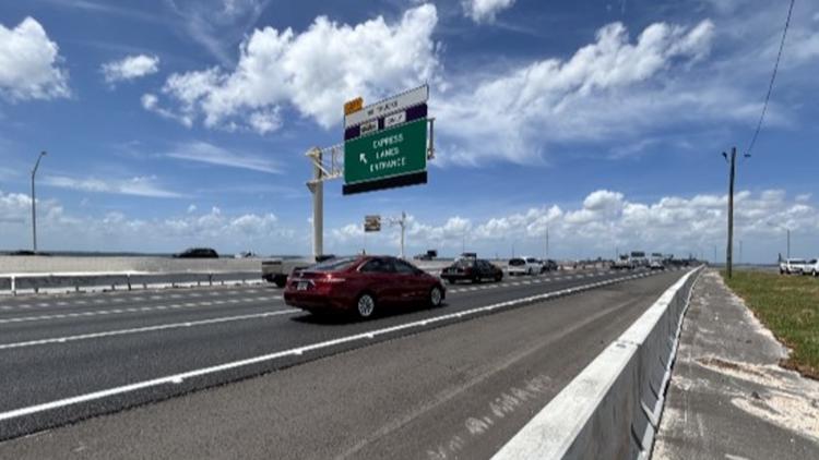 Howard Frankland express lanes could open this week as FDOT nears ...