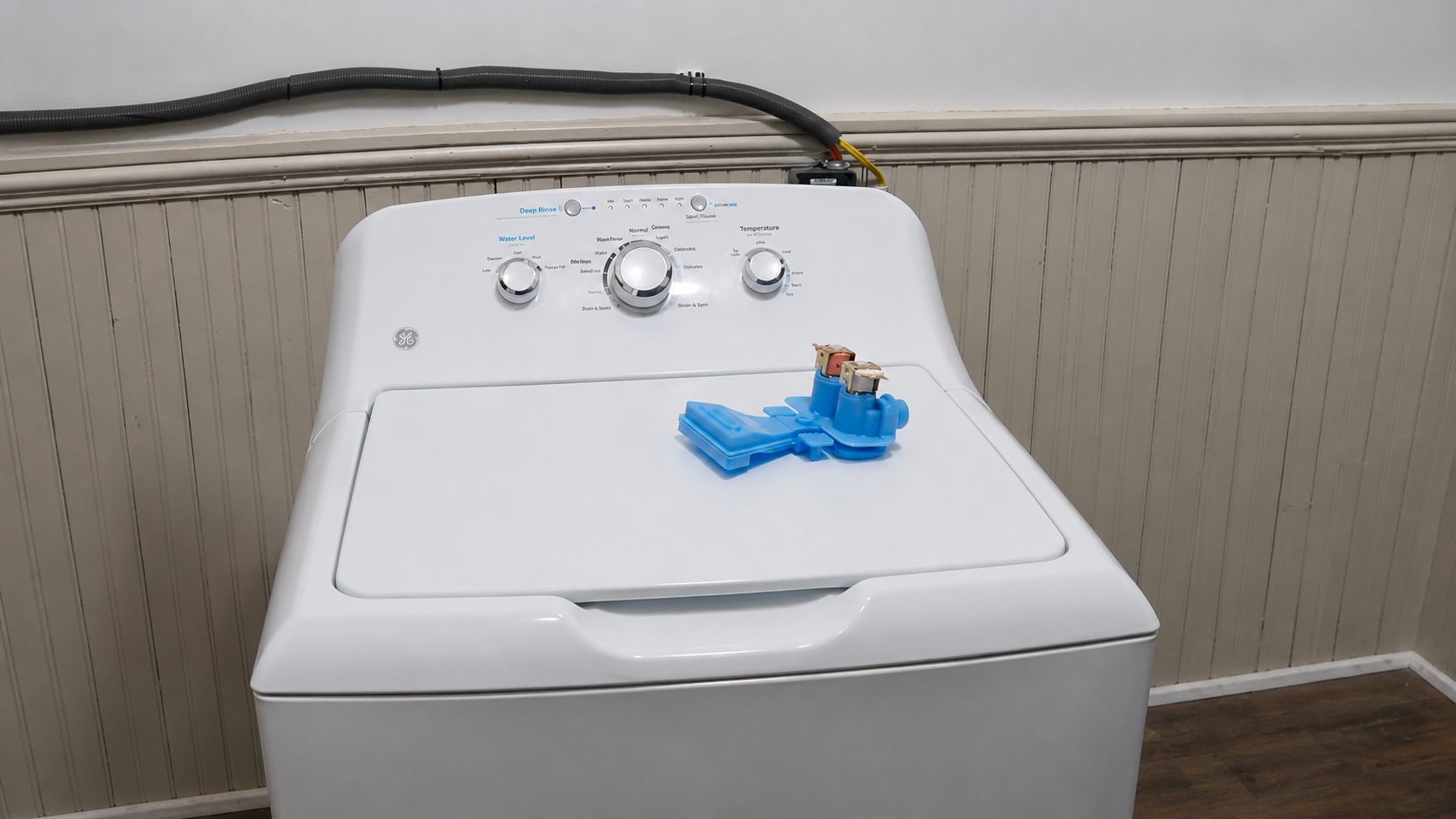 GE washer leaking water into the tub? The water valve is usually the ...