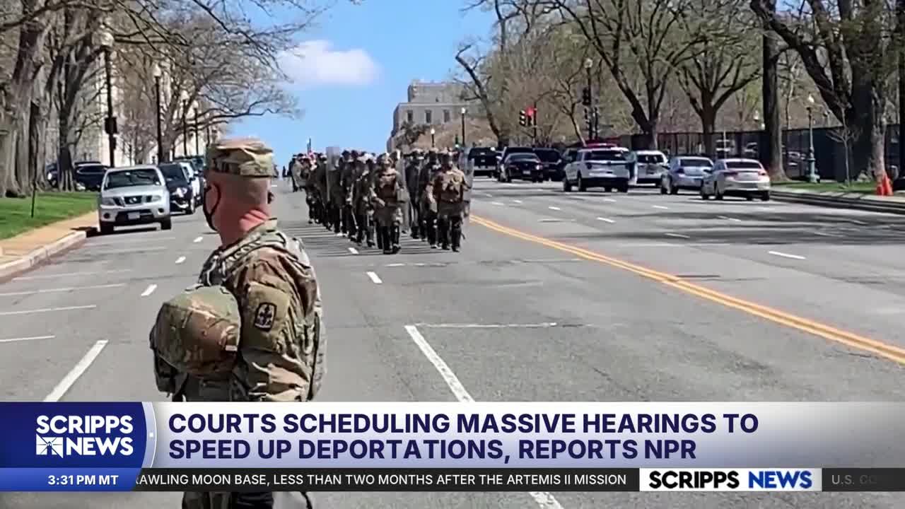 Courts scheduling hearings to accelerate deportations