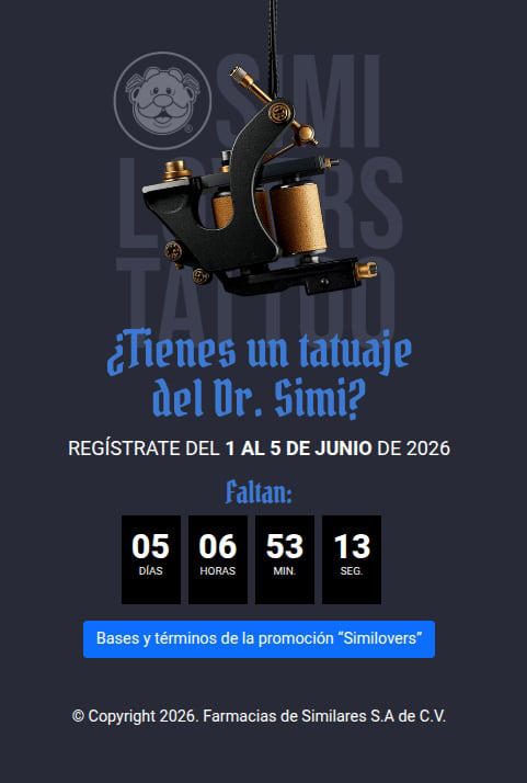 Farmacias Similares dará $800 a quienes tengan tatuajes del Dr. Simi ...