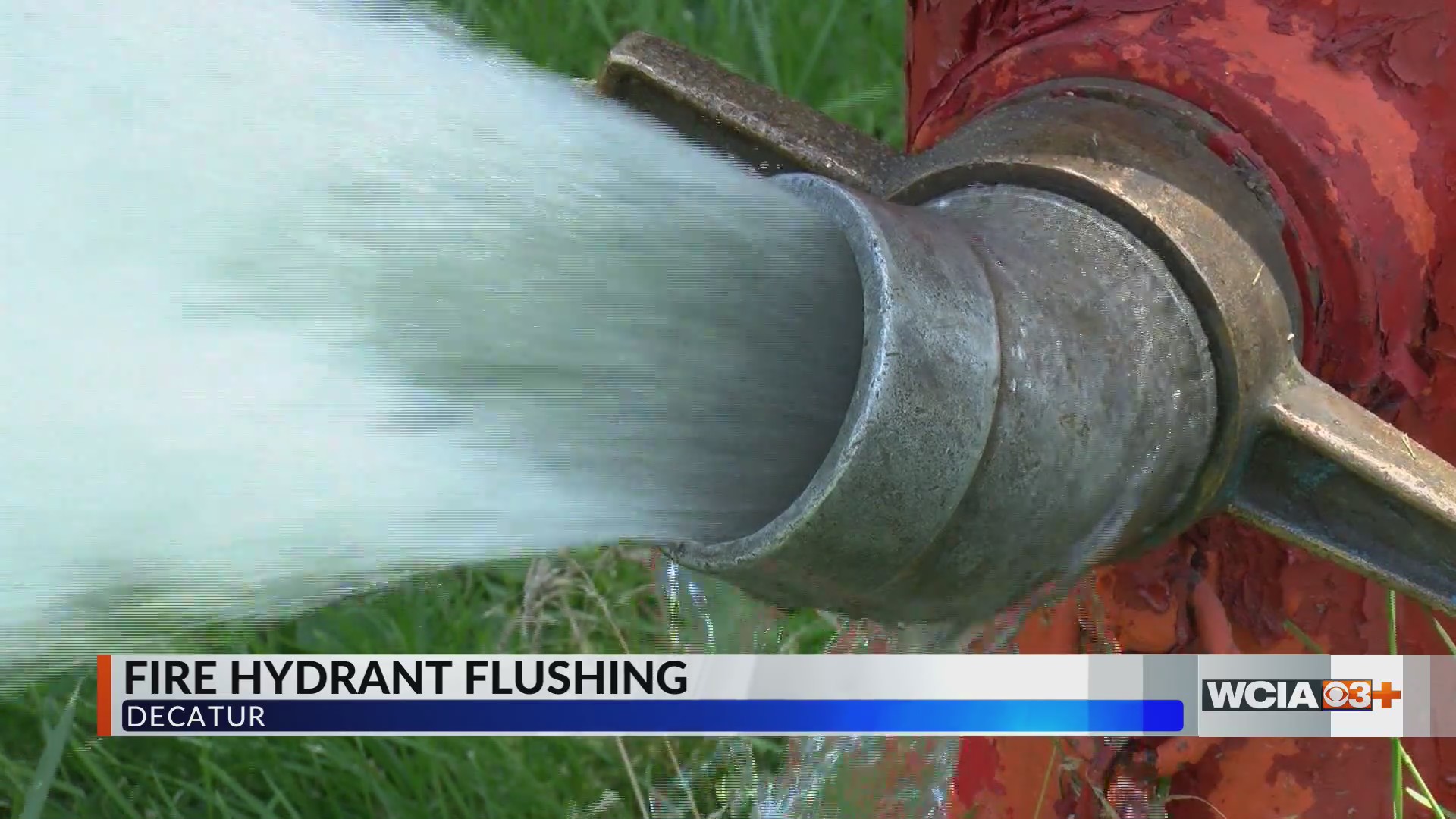 Decatur Public Works begins flushing fire hydrants across city