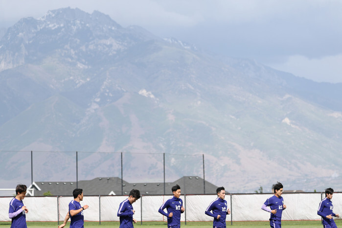 S Korean team trains for 2026 World Cup