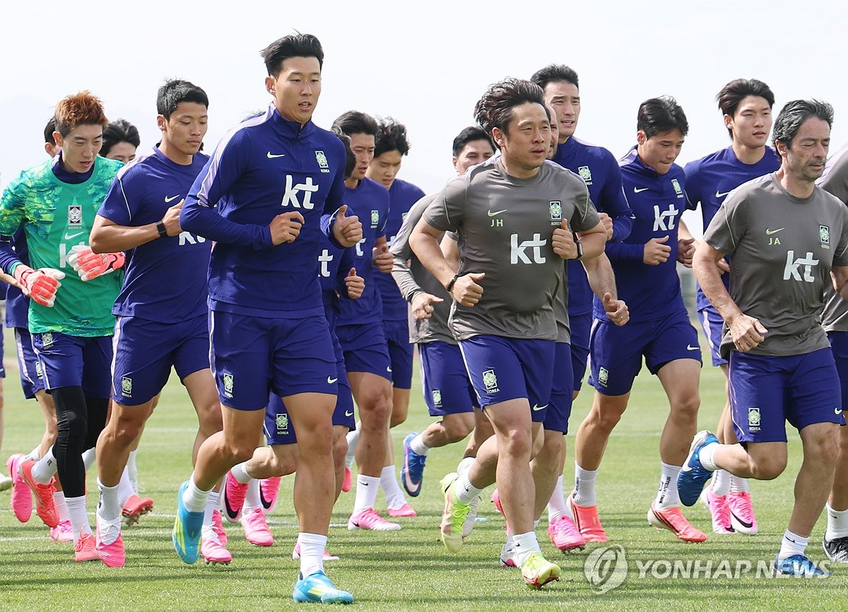 S Korean team trains for 2026 World Cup