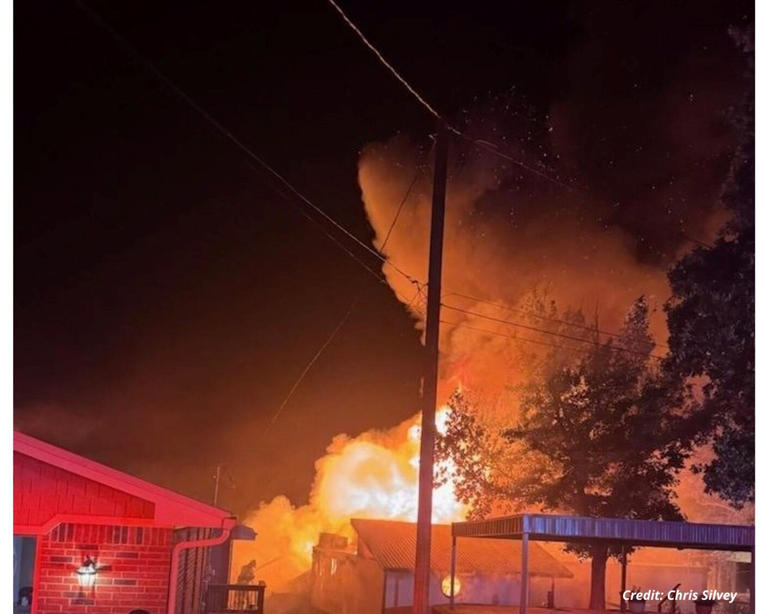 Flames engulf Lake Jacksonville home during nearly 4-hour battle