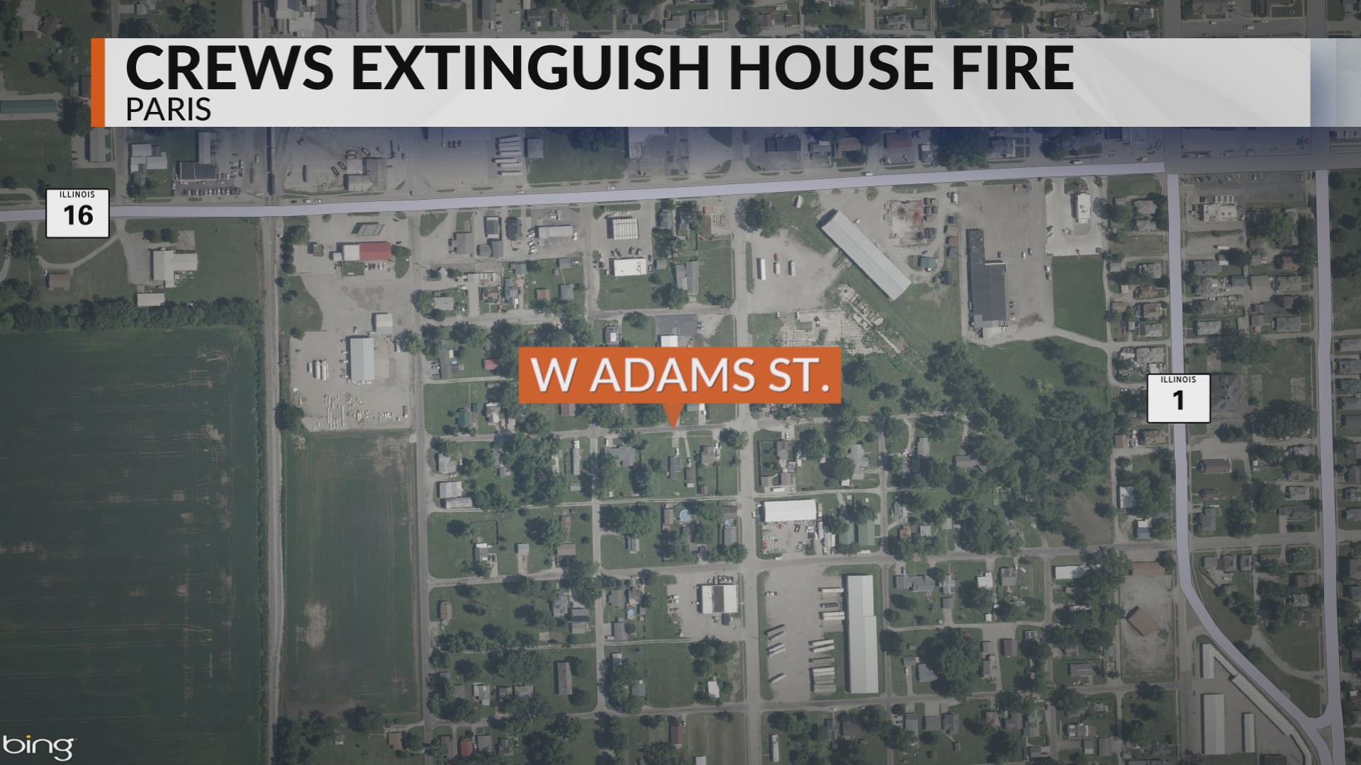 Paris agencies respond to fire on front porch of house