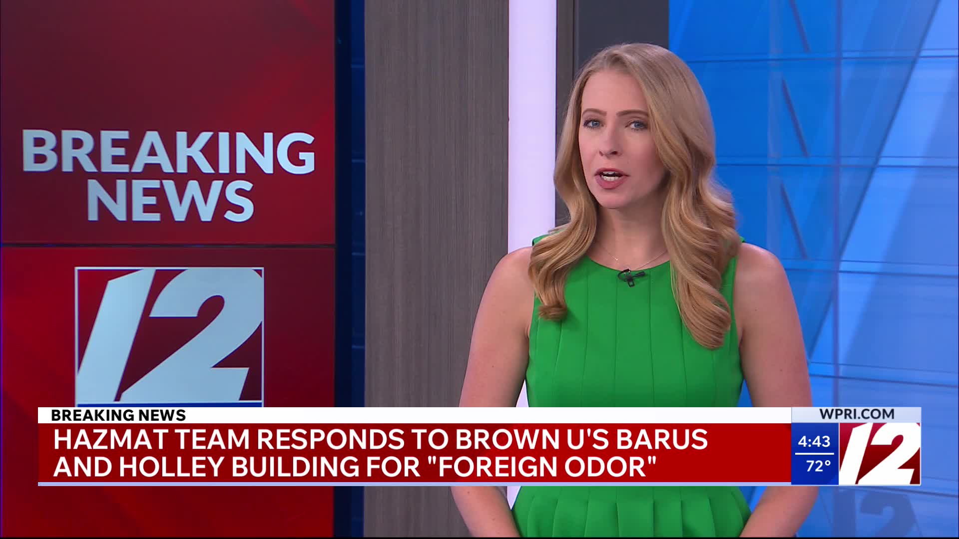 Hazmat team responds to Brown University's Barus and Holley Building ...