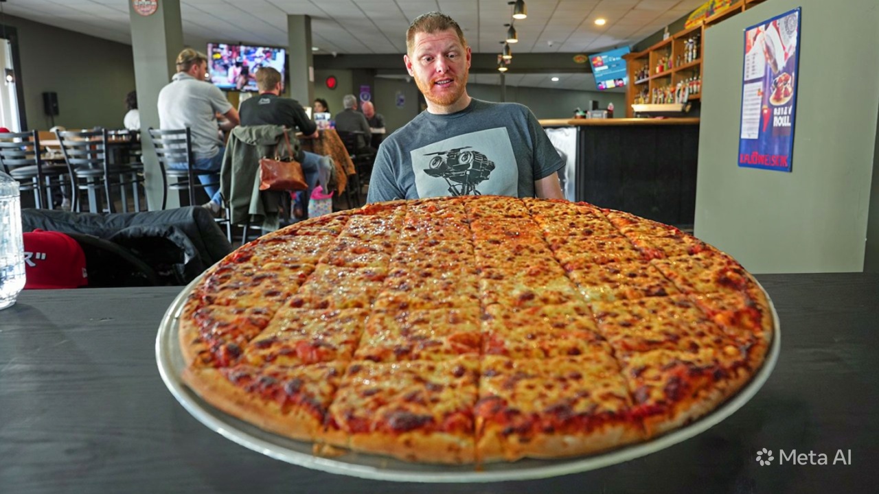 1 hour. 1 giant pizza. $410 on the line
