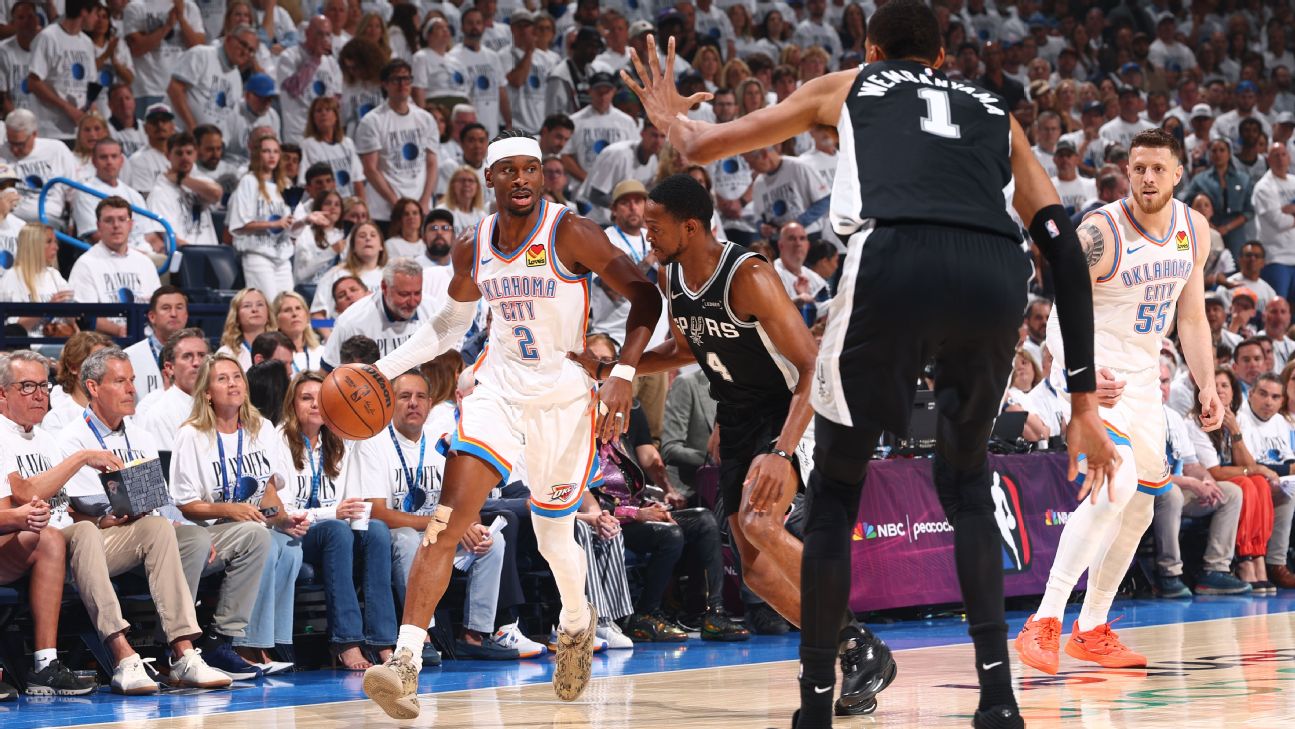 NBA playoffs 2026: Top moments as Thunder take down Spurs in Game 5