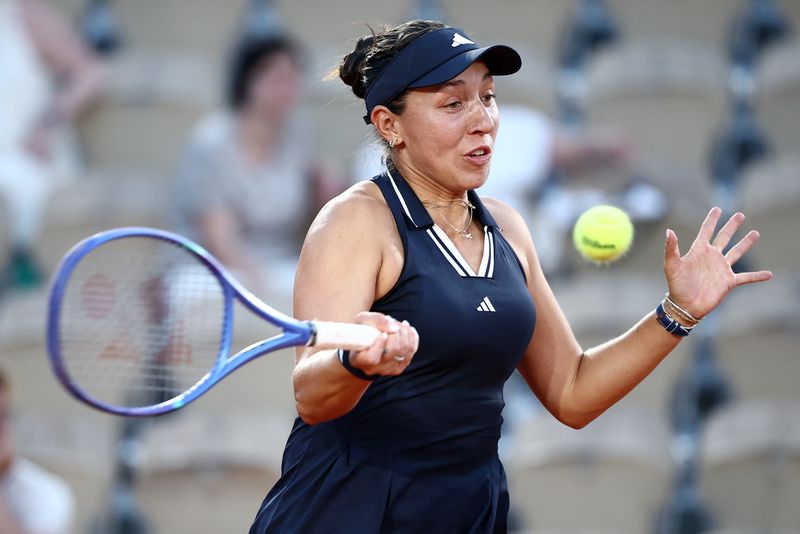 Tennis-Pegula crashes out of French Open in first round