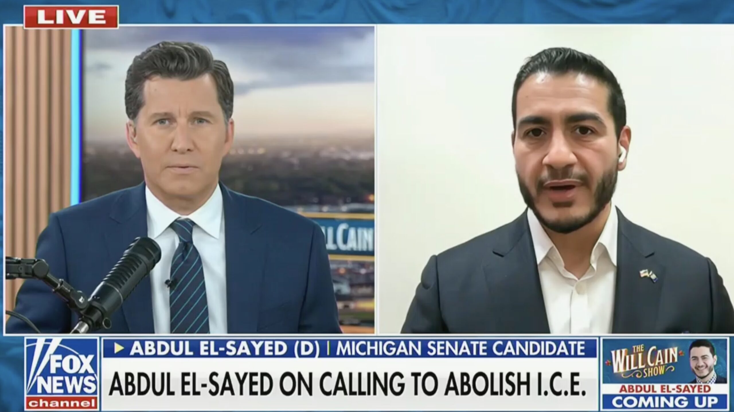 Fox’s Will Cain and left-wing Senate candidate clash over Trump’s $1.8B ...