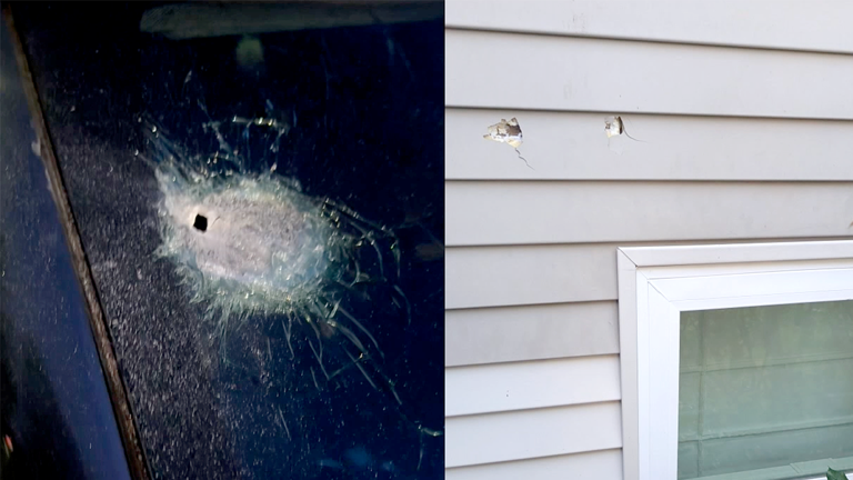 Terrified residents in crime-plagued blue city throw up giant ...