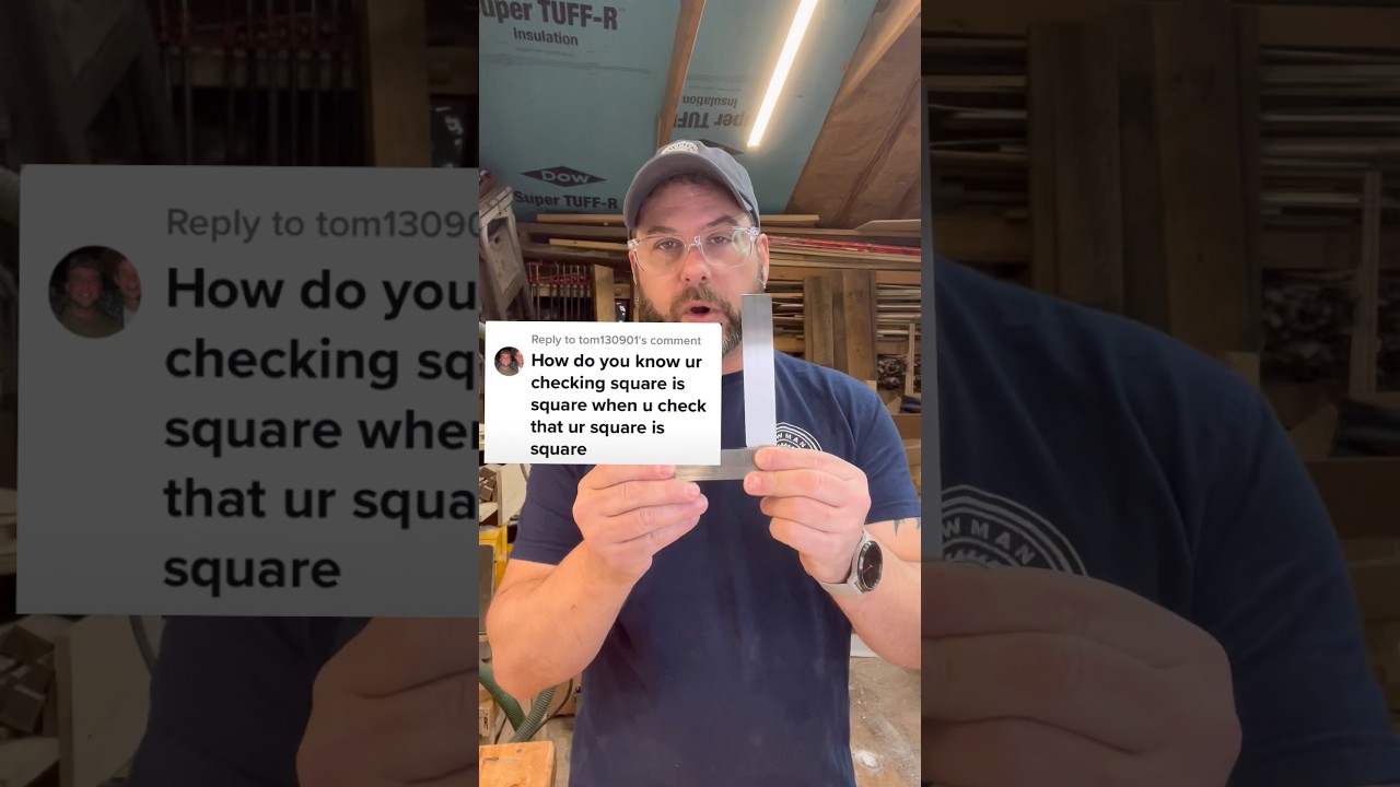 How do you know your squares are square? #woodwork #tools #woodshop