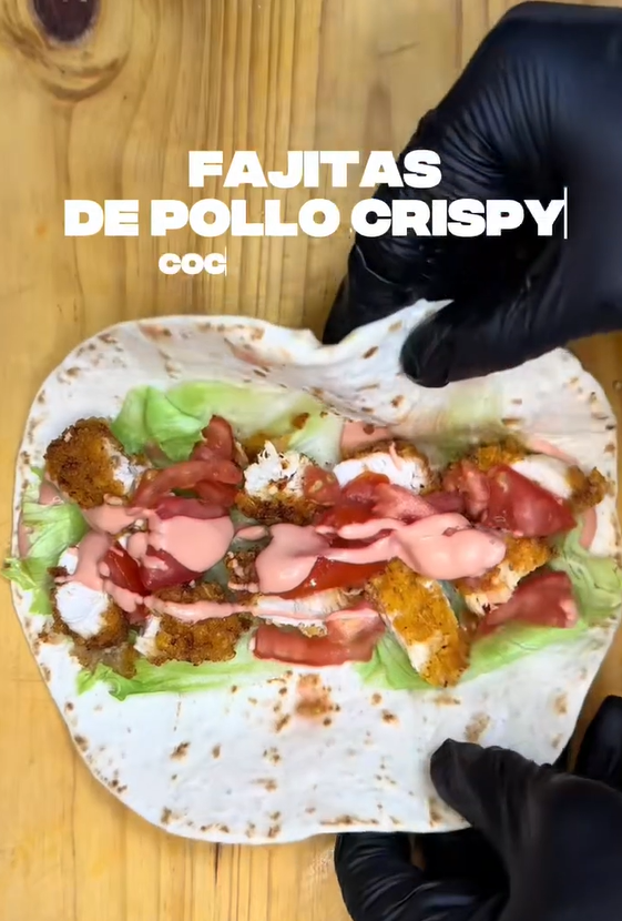 Fajitas de pollo crispy caseras: receta fácil y jugosa con ingredientes ...