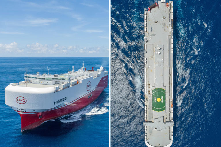 China's bold message to Australia as huge BYD ship docks: 'Momentous ...