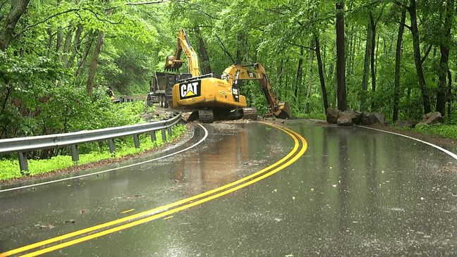 Heavy overnight rain causes culvert failure, forces Charlotte Highway ...