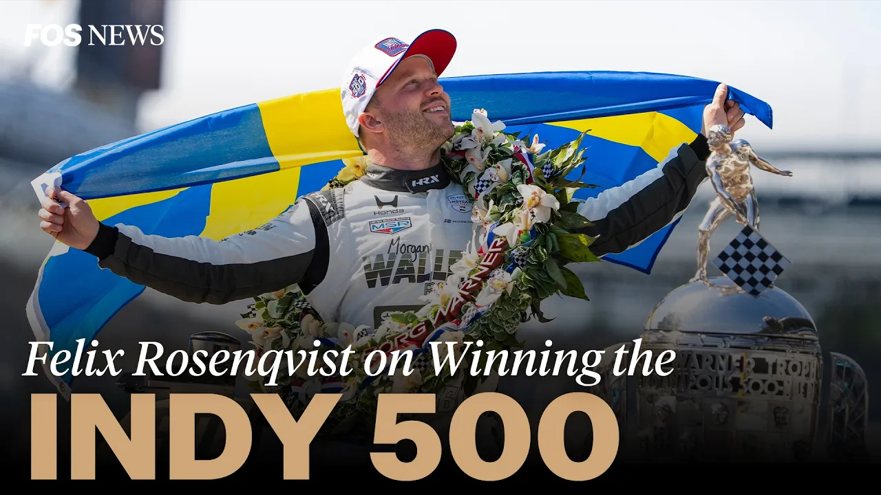Indy 500 winner Felix Rosenqvist on the closest finish ever, $4.3M ...
