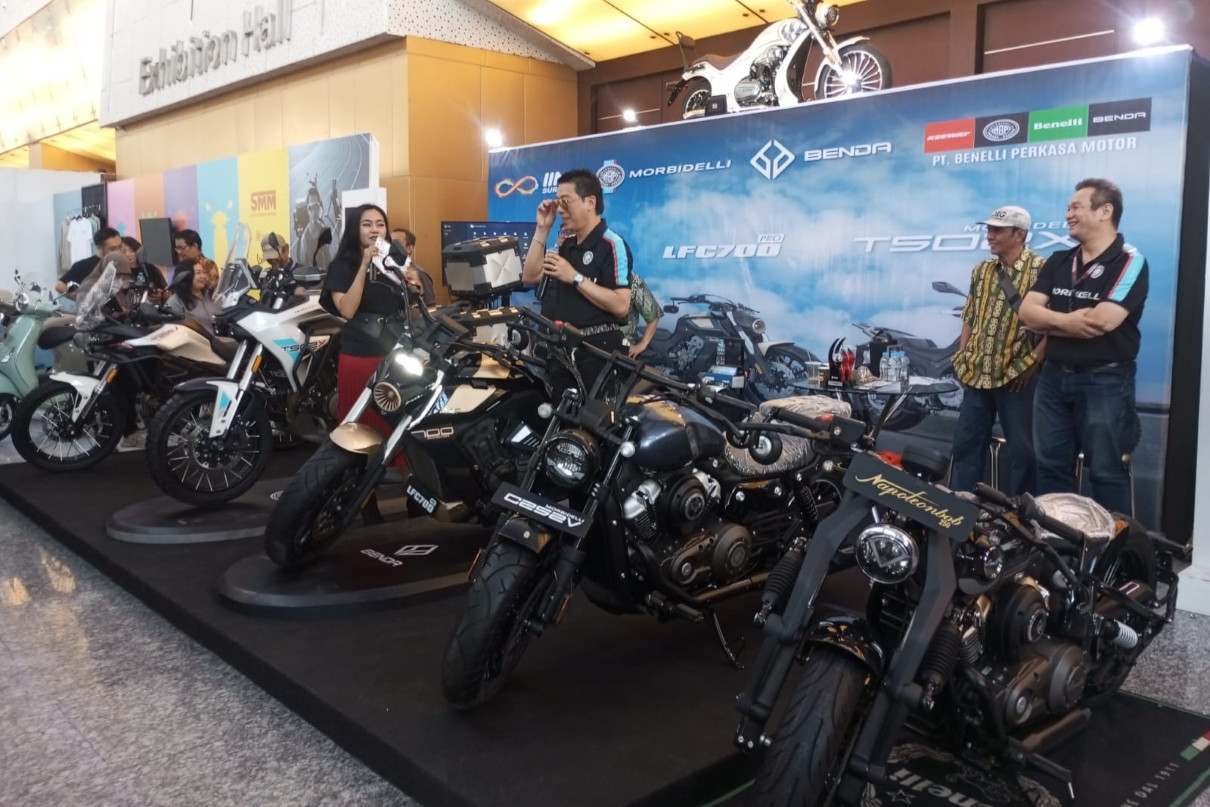 Morbidelli T502X dan Benda LFC 700 Pro debut di IIMS Surabaya 2026