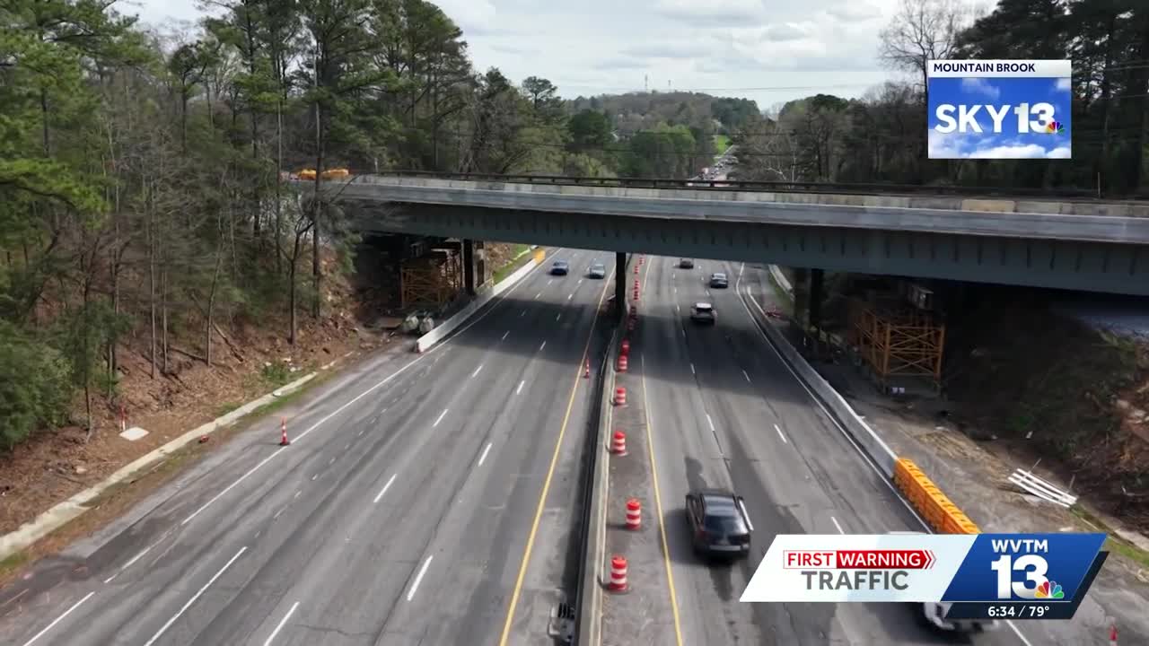 Partial shutdown of US 280 planned in Mountain Brook