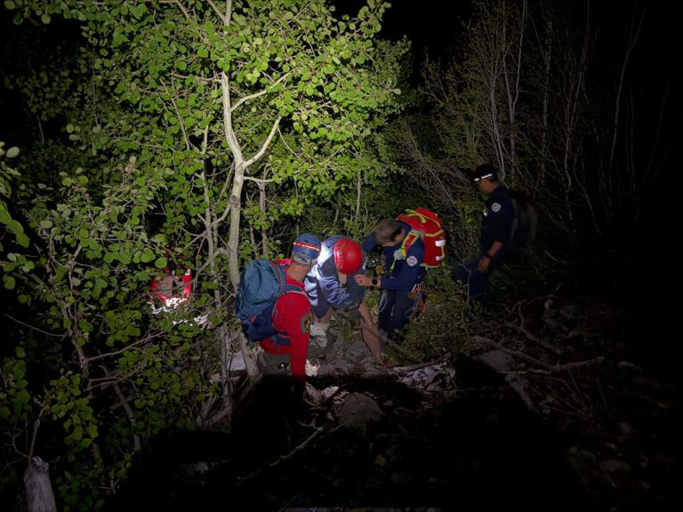 Woman rescued 100+ feet above Mt. Charleston trail