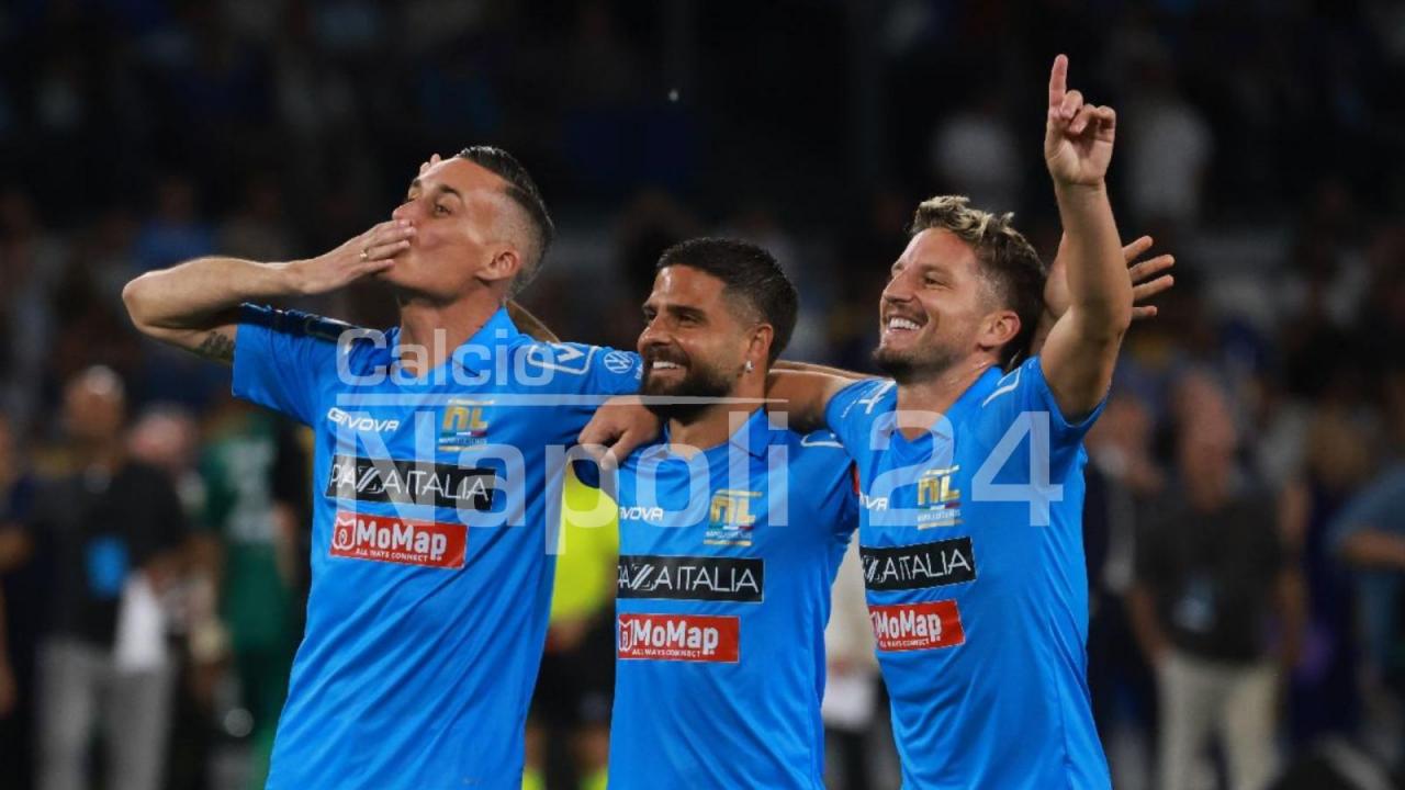 Insigne, Mertens e Callejon incantano al Maradona: tutte le emozioni ...