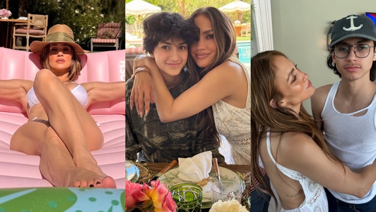 Inside Jennifer Lopez's poolside Memorial Day celebrations with twins ...
