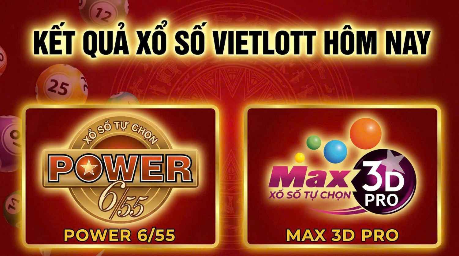 Kết quả xổ số Vietlott ngày 26.5: Power 6/55 và Max 3D Pro