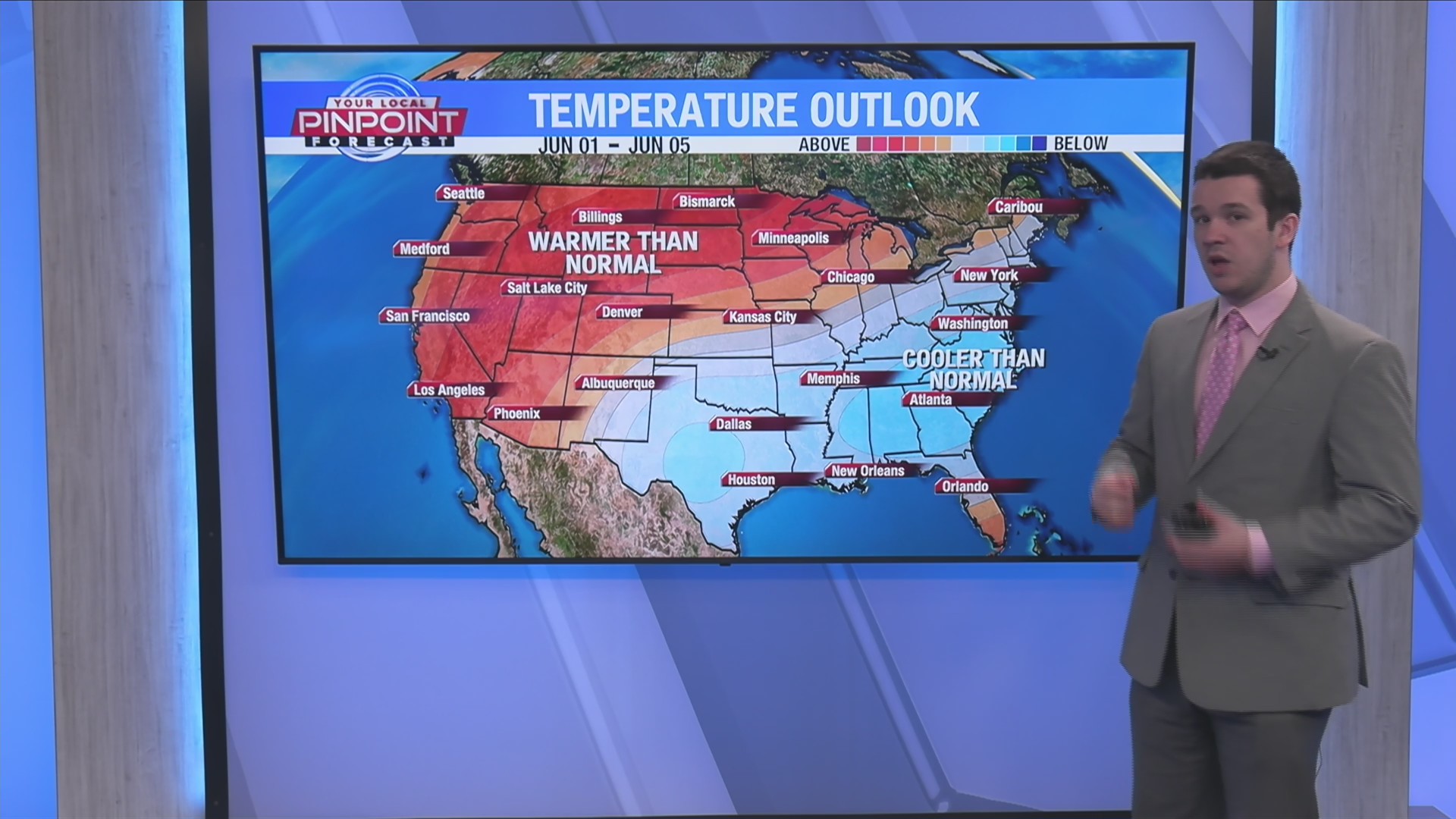 Hot weather continues next week