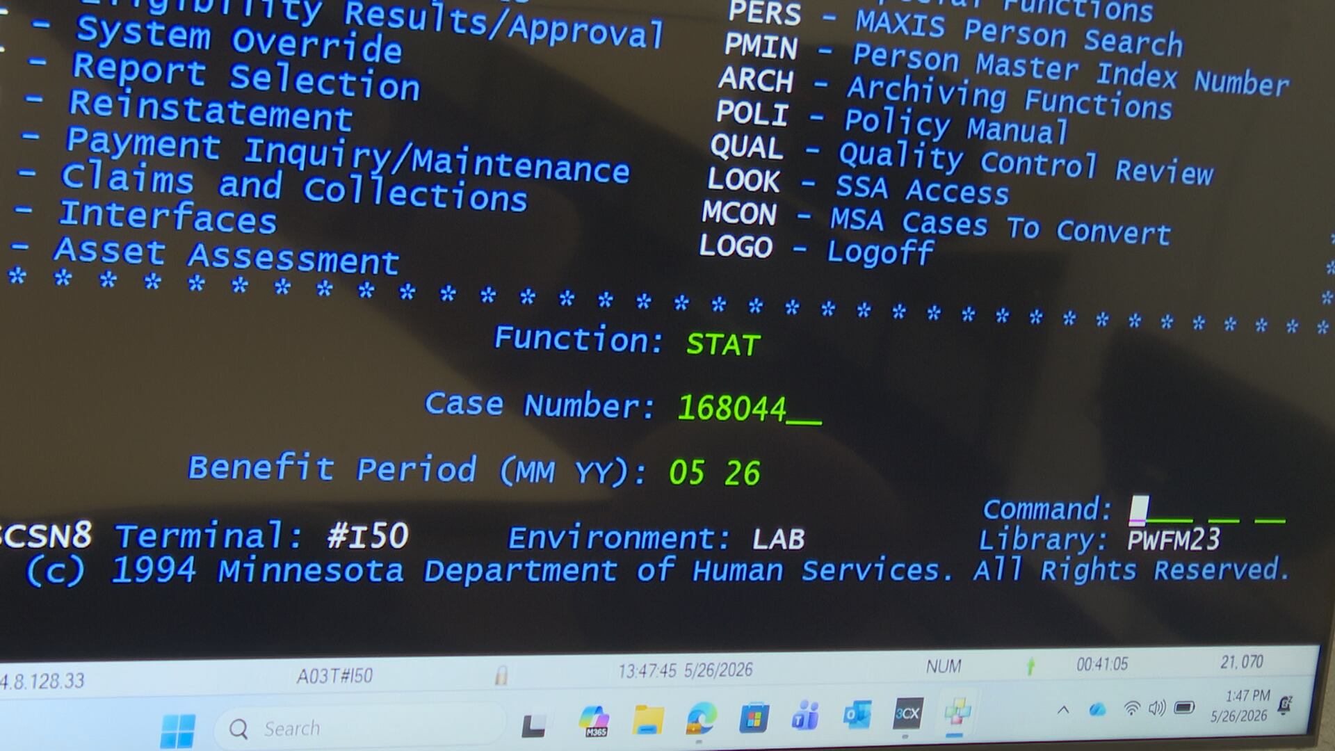 Brown County Human Services approves of Minnesota plans to update MAXIS ...
