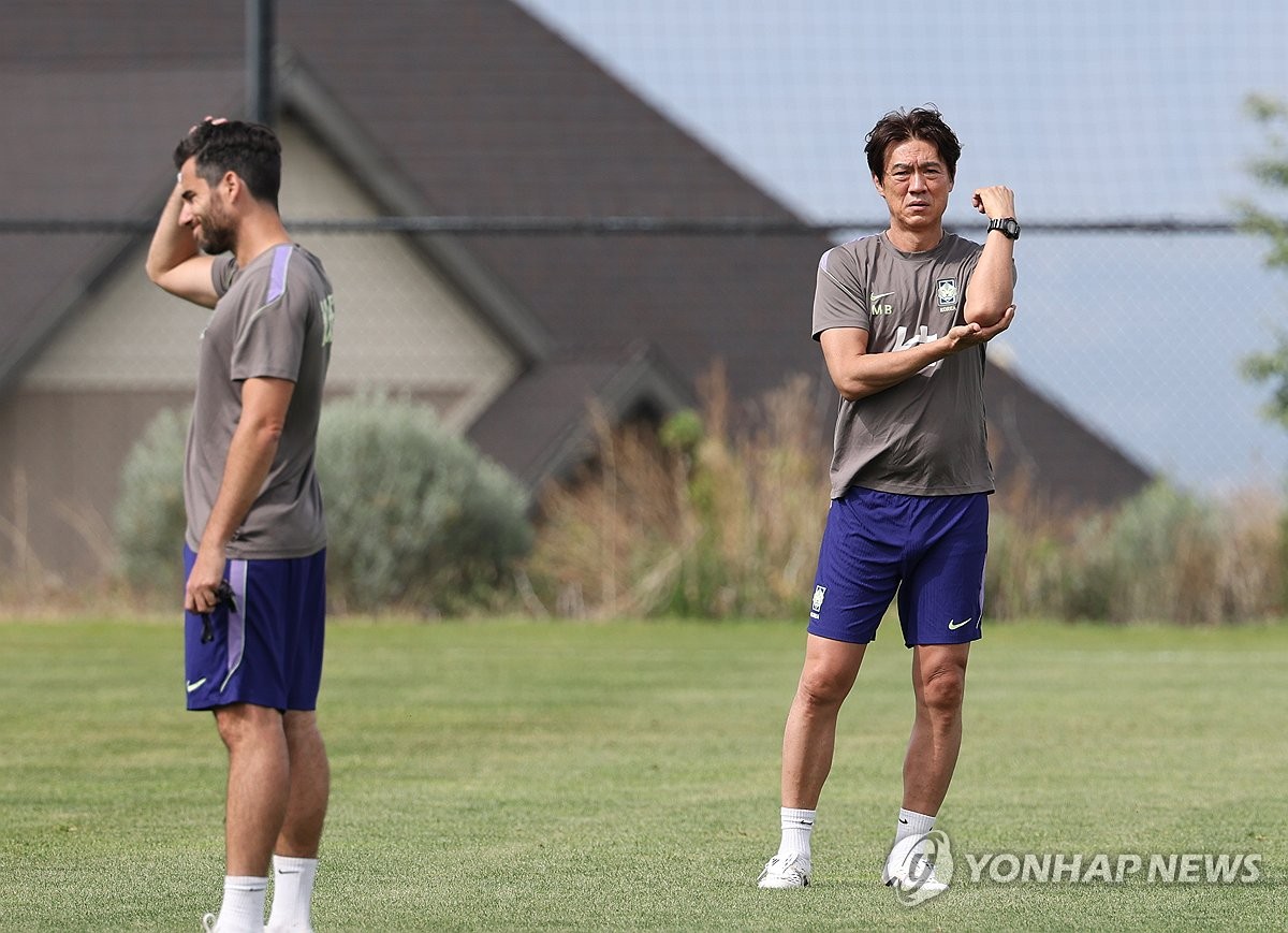 S Korean team trains for 2026 World Cup
