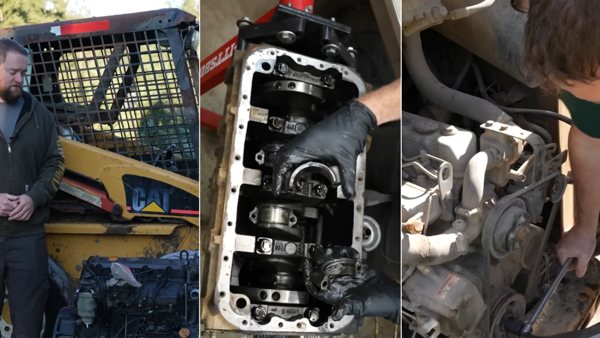 Old skid steer restoration that brings it back to life