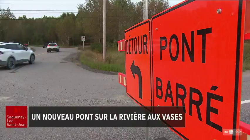 Le nouveau pont de la rivière aux Vases sur la route 172 ouvrira en juin