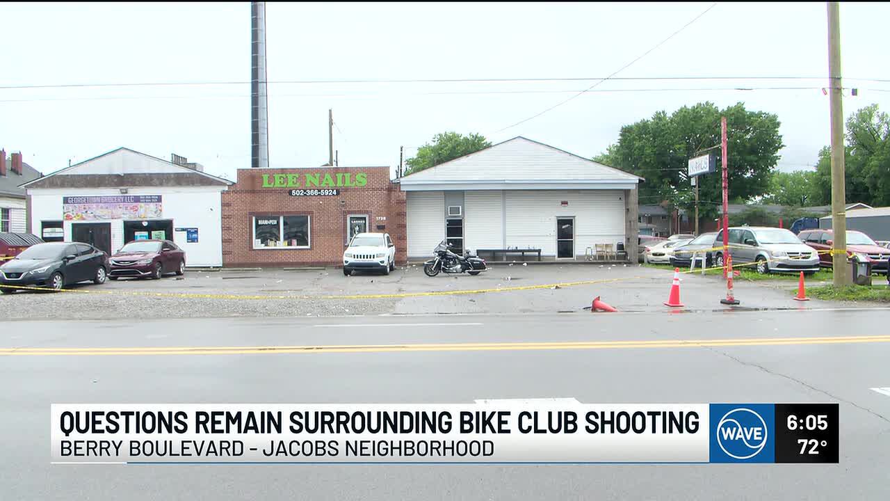 More questions than answers when it comes to shooting at motorcycle club