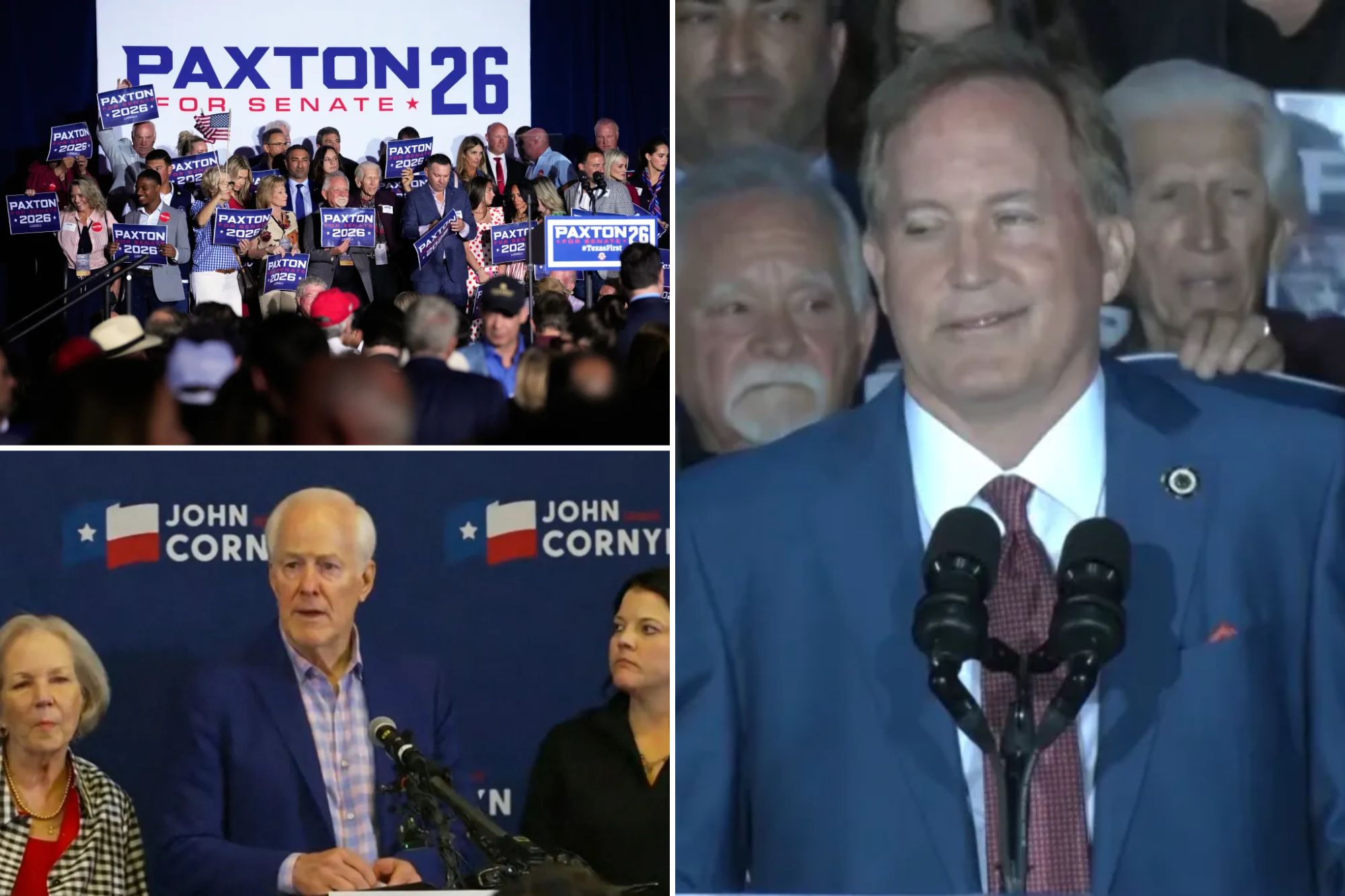Ken Paxton swamps John Cornyn in Texas GOP Senate runoff after securing ...