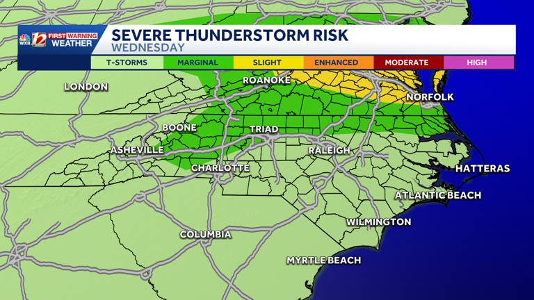 Triad rain chances are falling fast | Big weather changes are on the way