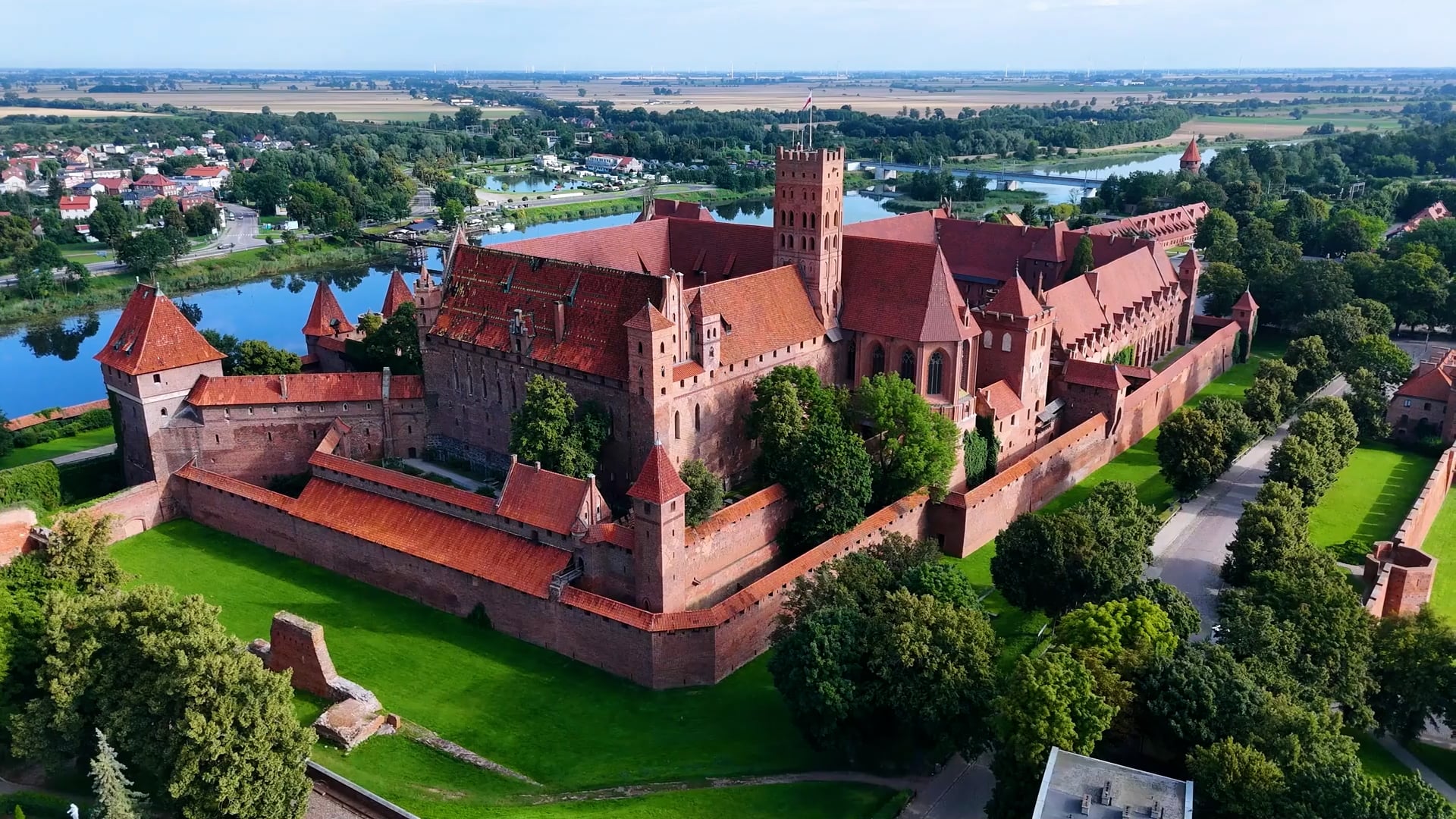 Malbork, Polen: Dronetur til verdens største slott