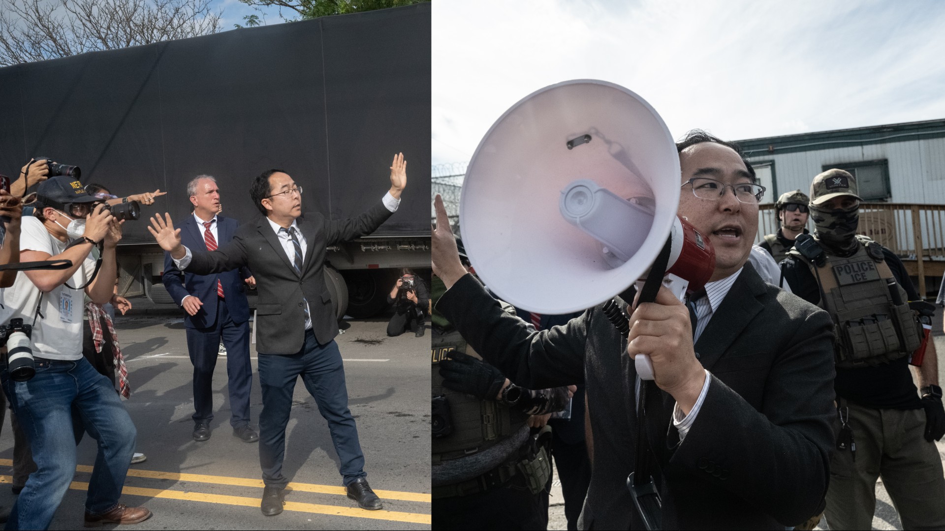 Dem senator pepper sprayed by ICE outside NJ detention center