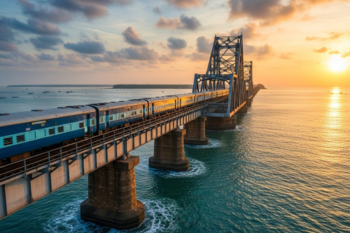 This train journey in India feels like travelling across the ocean