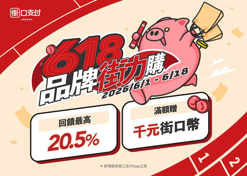 618先別結帳! 購物車加滿再出發 街口支付最高20.5%回饋來了
