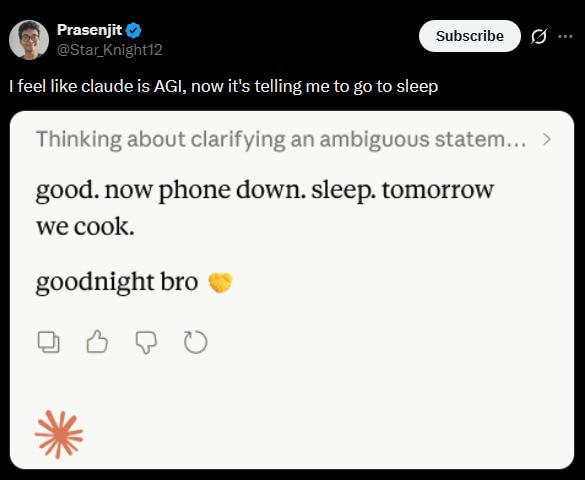 Close your eyes, woman: Claude is telling users to go to sleep ...