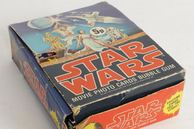 Rare Star Wars trading card box sells for more than £20,000 at auction