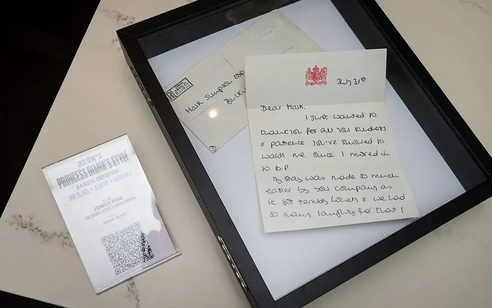 Princess Diana’s honeymoon letter reveals dislike for London