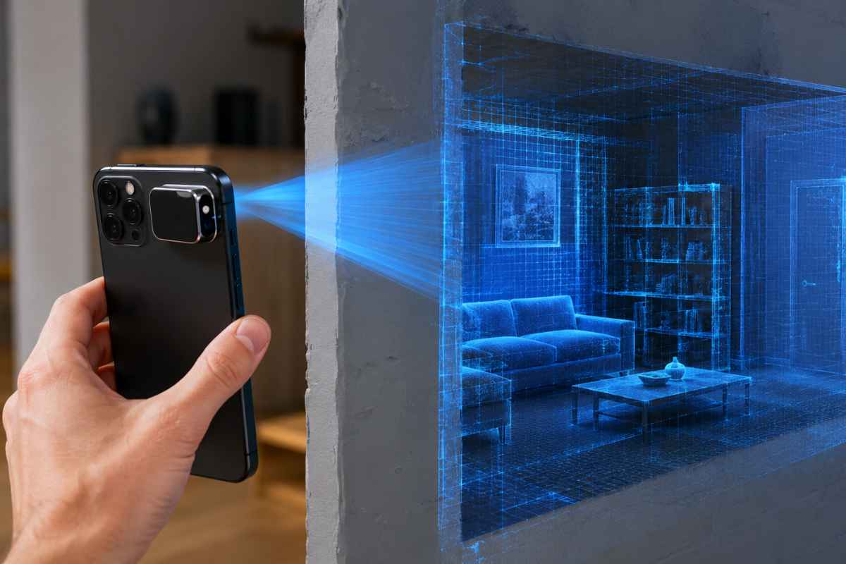 Il LiDAR del tuo smartphone ora può vedere dietro i muri: funziona così