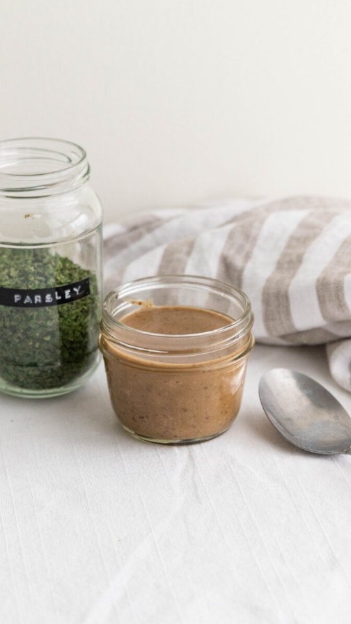 This tangy garlic herb dressing makes every meal taste better