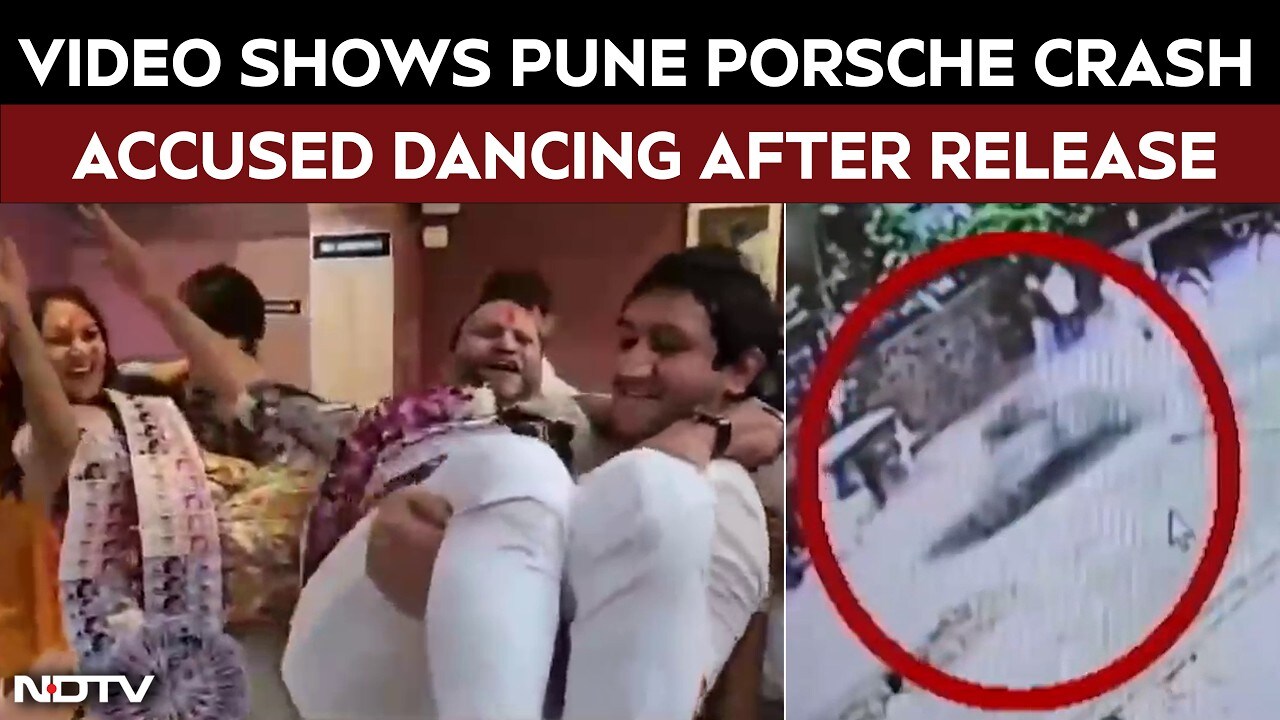 Pune Porsche crash accused seen dancing, celebrating after bail, sparks ...