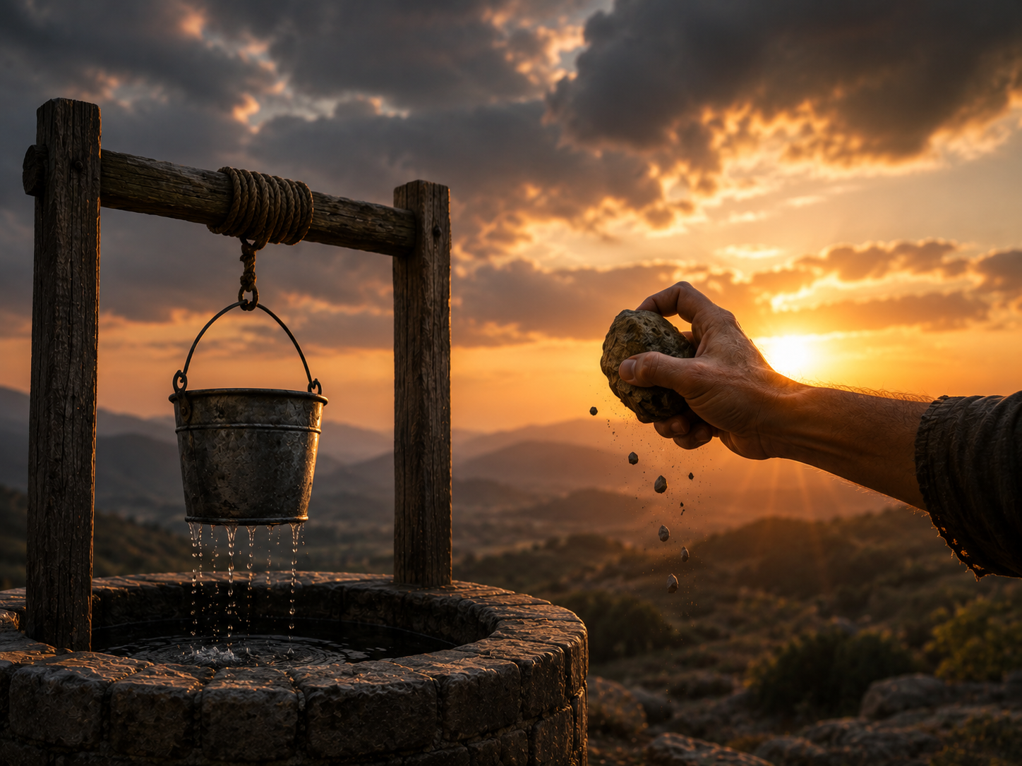 Hebrew proverb of the day: 'Don't throw stones into a well you've drunk ...