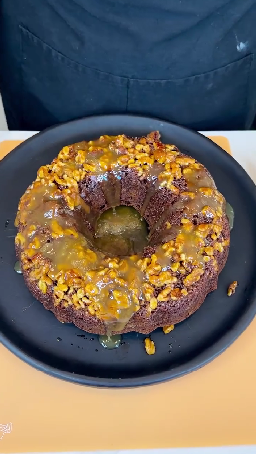 Easy homemade chocolate caramel dessert, southern inspired