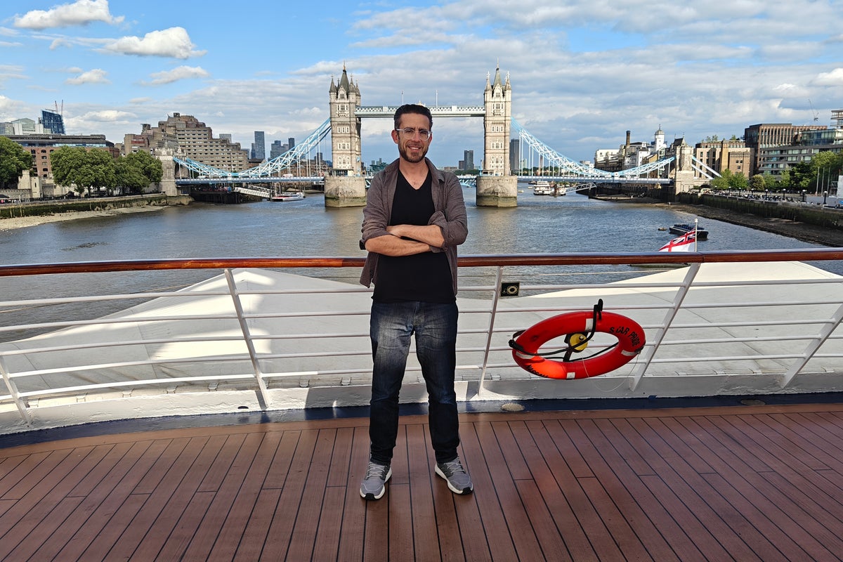 I sailed under Tower Bridge on a luxury cruise ship