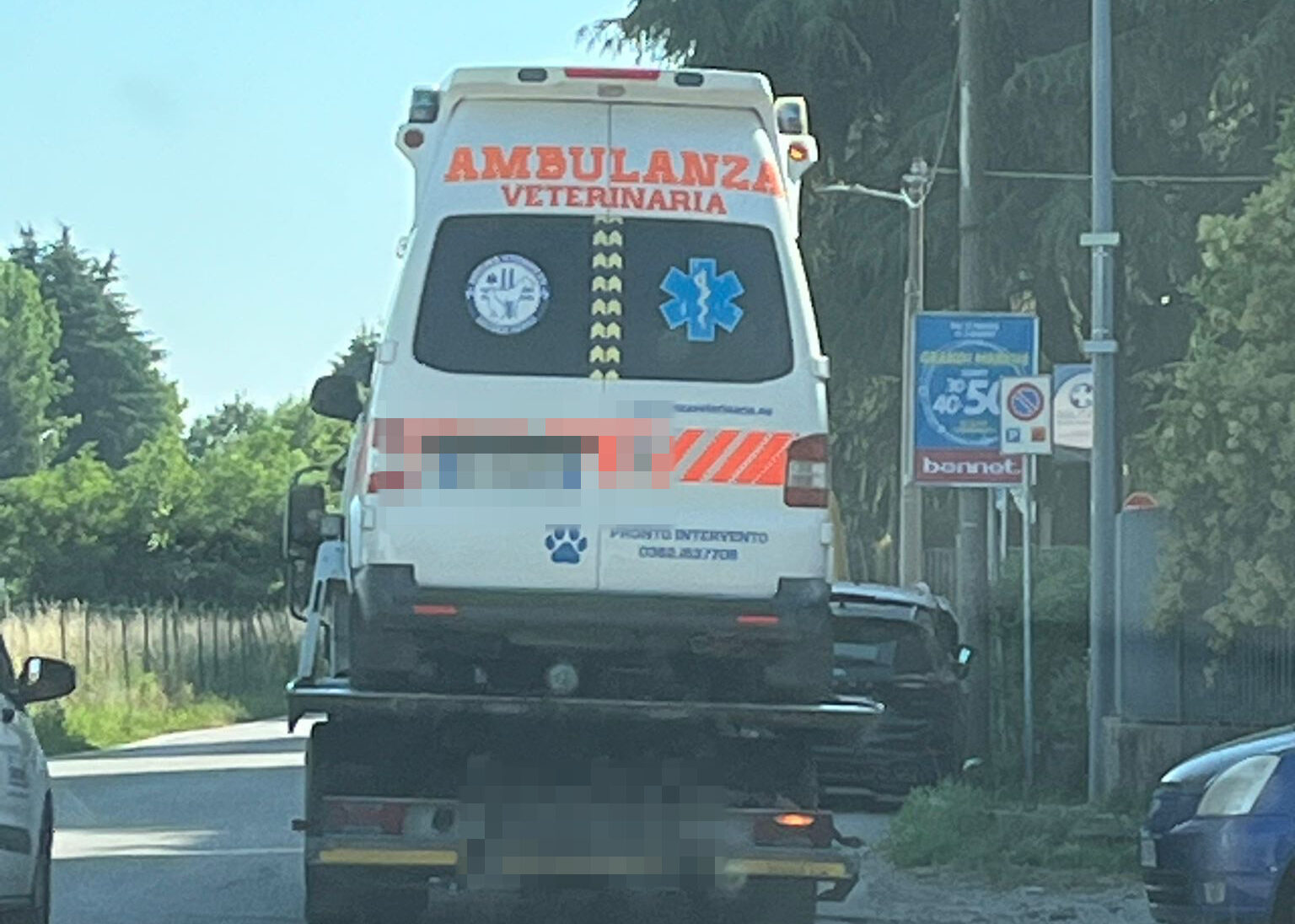 Meda, l’ambulanza è senza assicurazione: 900 euro di multa e sequestro
